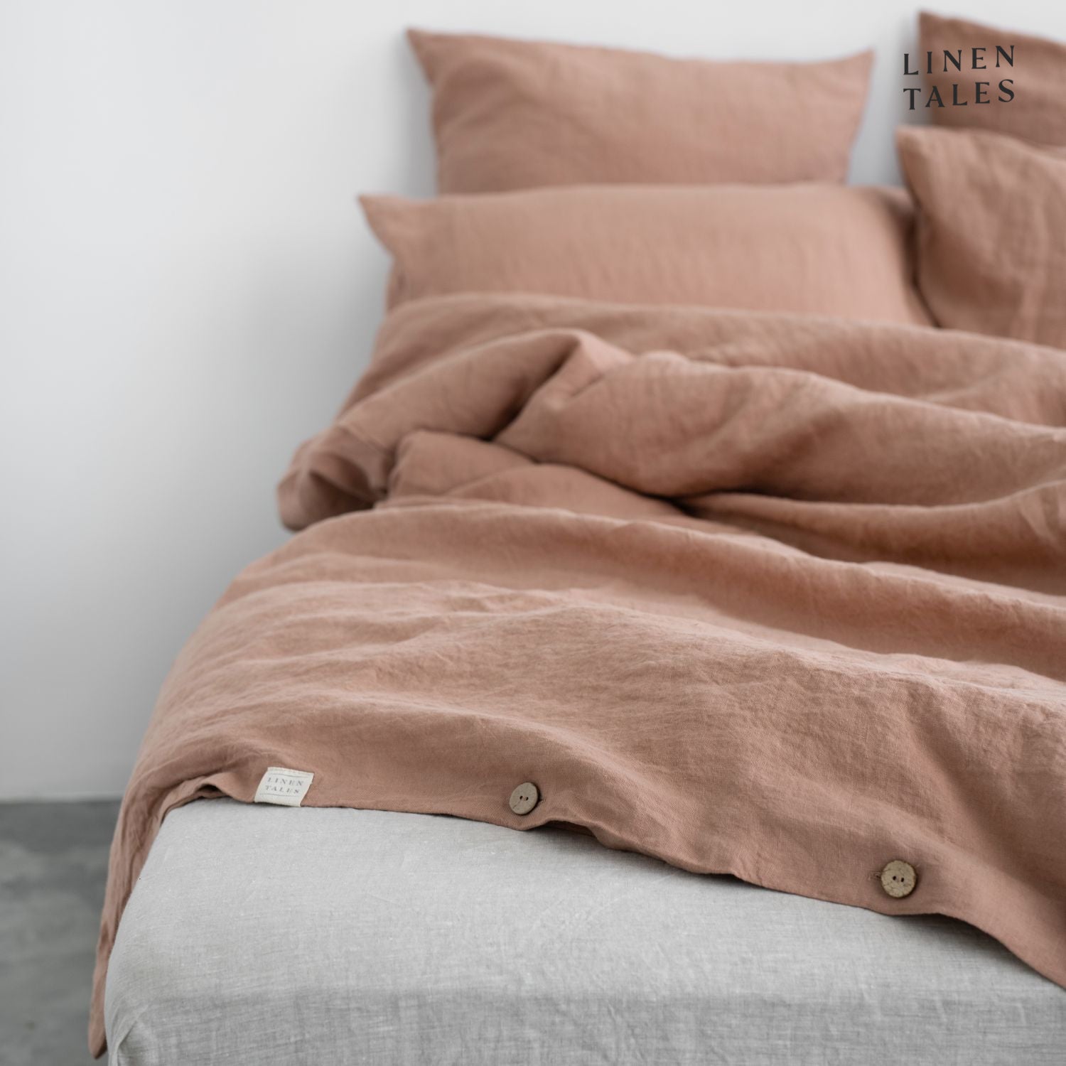 Café Crème Linen Duvet Set Warm, Neutral & Naturally Soft – Linen Bay Ltd